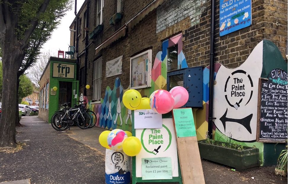 Progress on Community RePaint East London's mural - Community RePaint