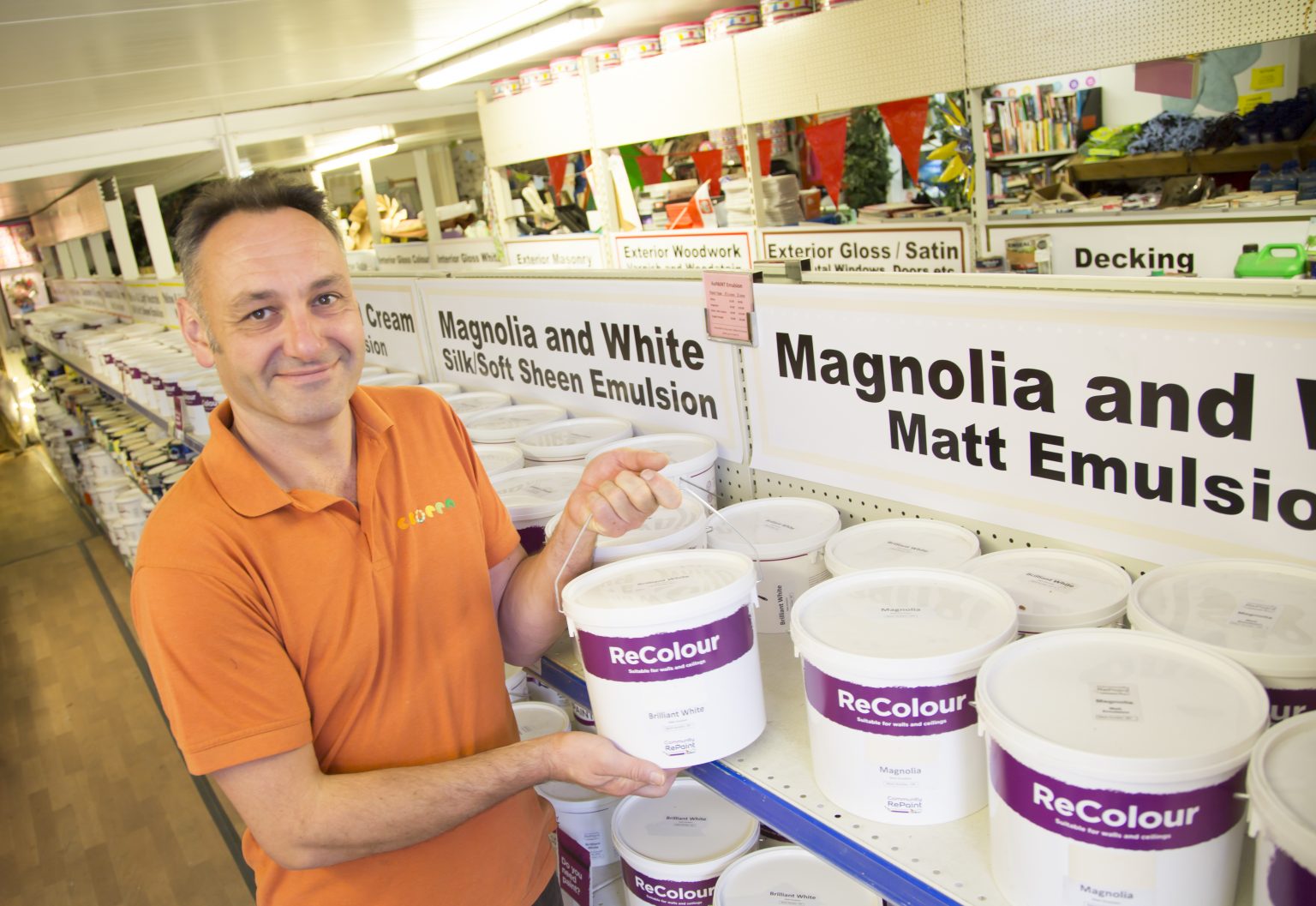 Care home mural brought to life with second hand paint - Community RePaint