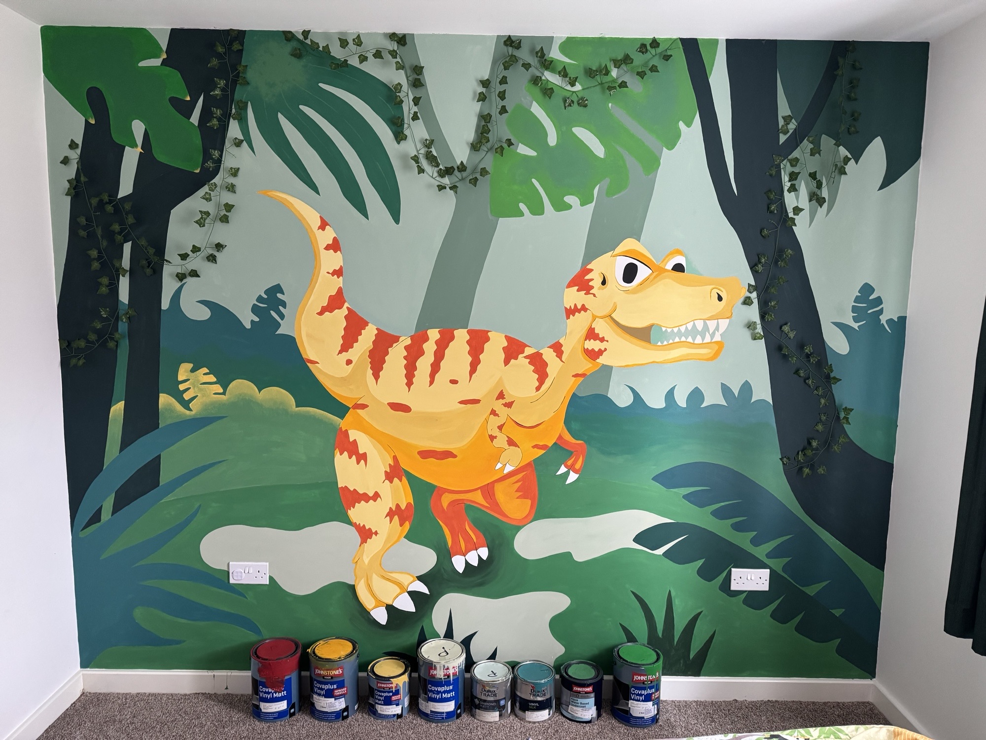 "From Volunteer to T-Rex Muralist: Sophie’s Creative Journey with ...