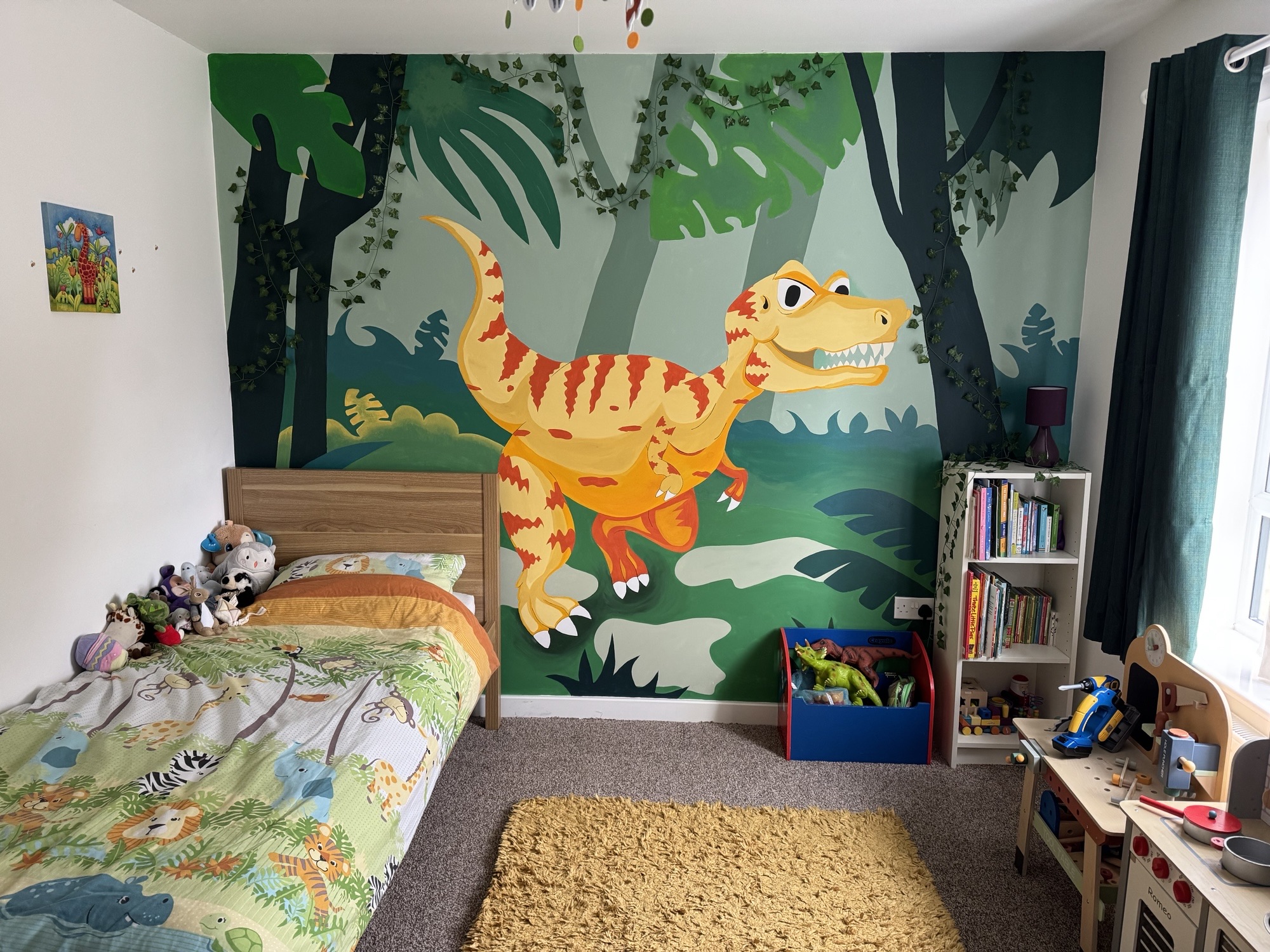 "From Volunteer to T-Rex Muralist: Sophie’s Creative Journey with ...
